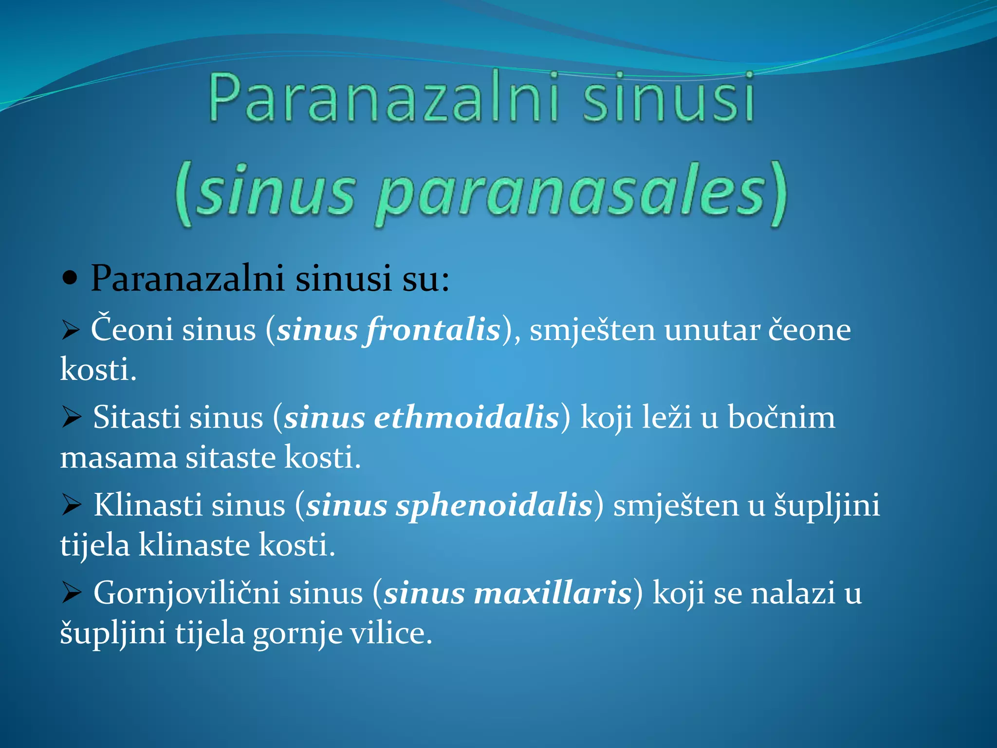 Respiratorni sistem | PPTX