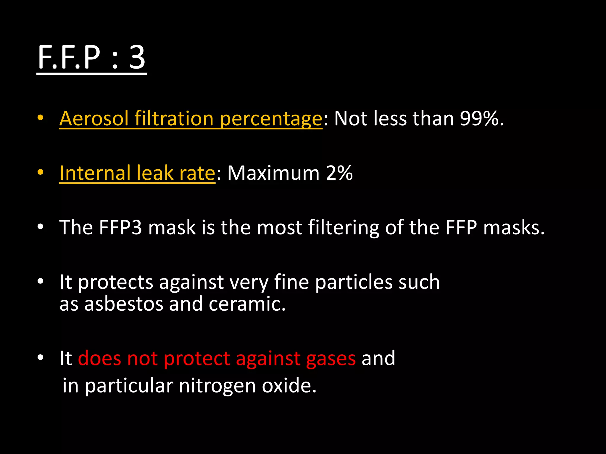 Respirators face masks | PPTX