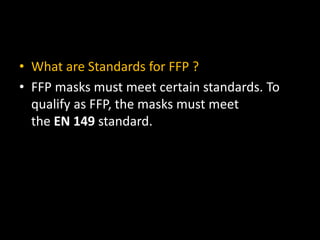Respirators face masks | PPTX