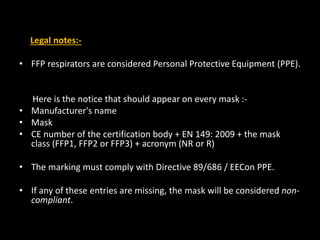 Respirators face masks | PPTX
