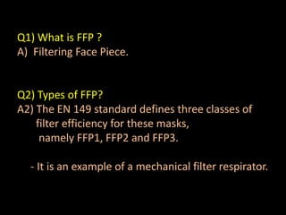 Respirators face masks | PPTX