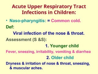 Respiratorty infections in children. powerppt | PPT