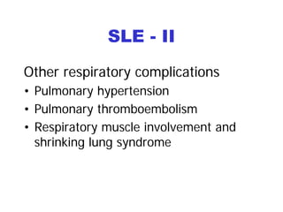 Respiratory Complication Of Rheumatic Disease | PDF | Lung and ...