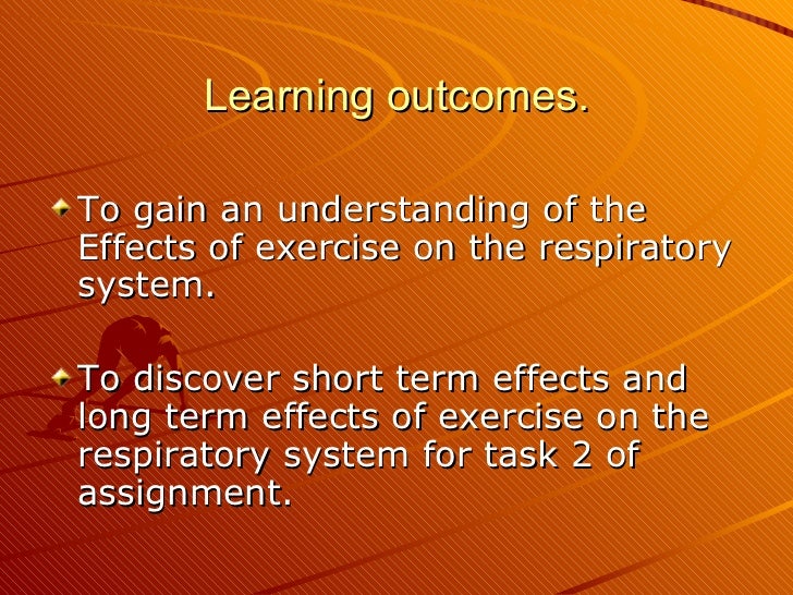 Respiratory Effects Of Exercise