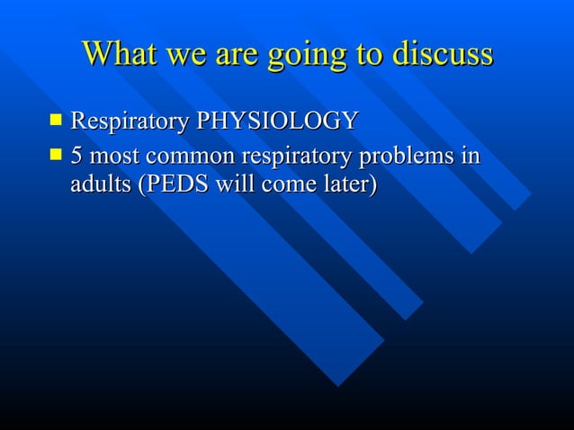 EMS- Respiratory Emergencies (Again) | PPT | Lung and Respiratory ...