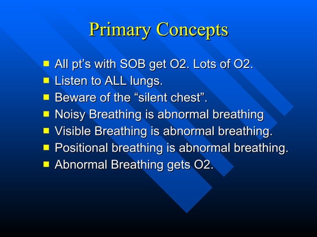 EMS- Respiratory Emergencies (Again) | PPT | Lung and Respiratory ...