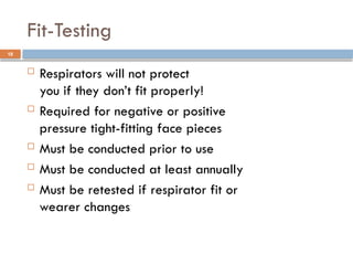 Respiratory-Protection basics and clarification | PPTX