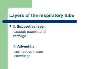 histology of Respiratory-System-lec-part 1 | PPTX