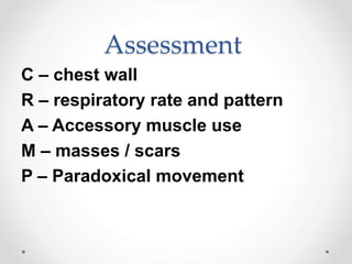 Assessment of respiratory system 1 | PPT