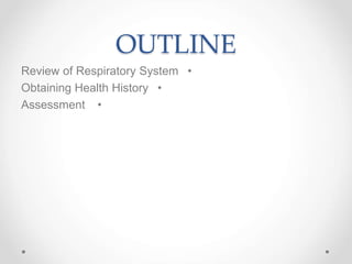 Assessment of respiratory system 1 | PPT