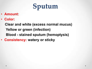 Assessment of respiratory system 1 | PPT