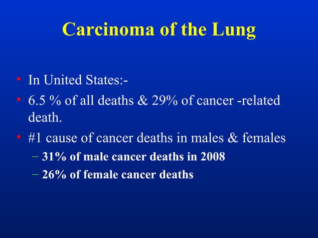 lung carcinoma | PPT