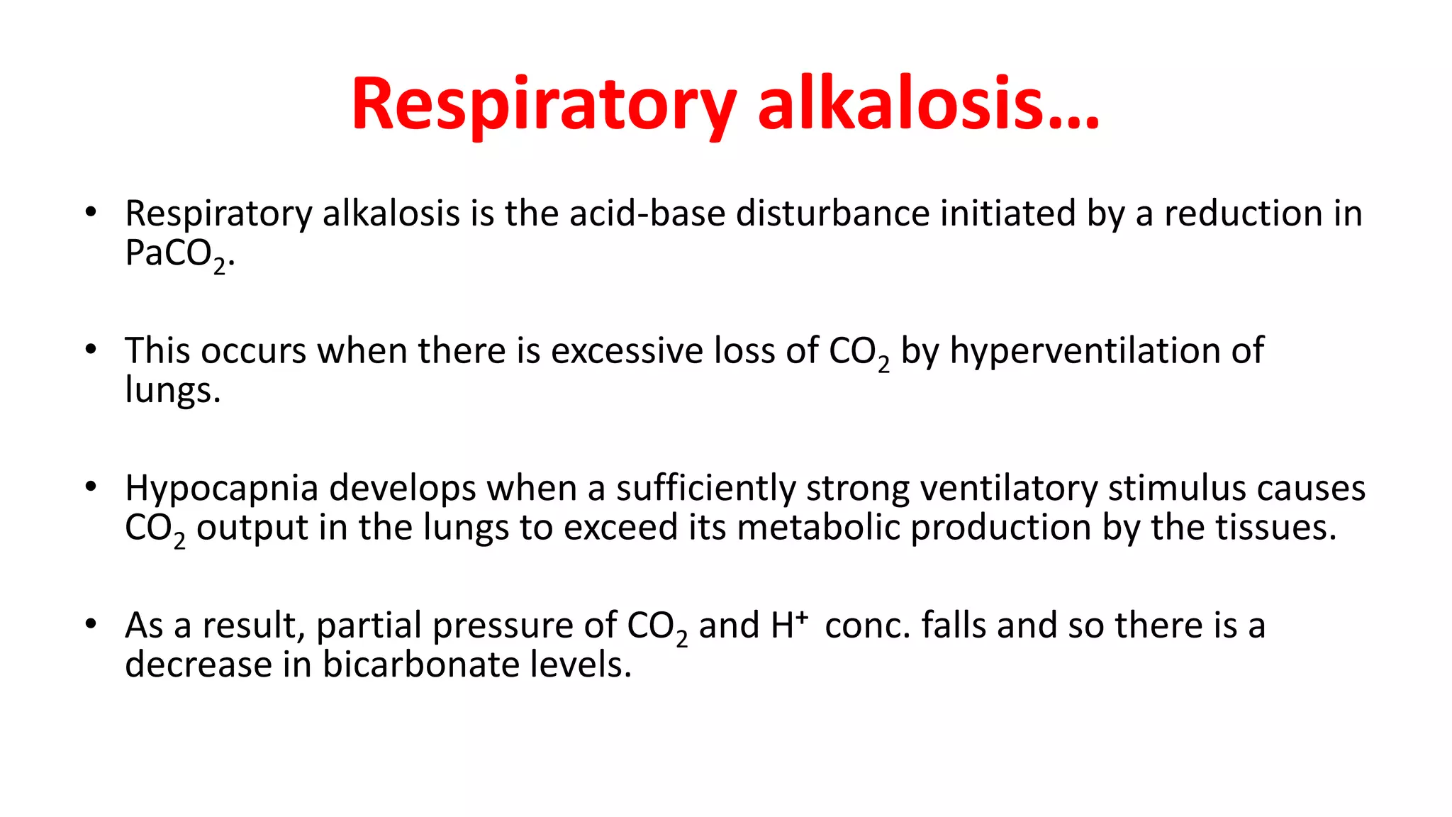 Respiratory acidosis and alkalosis | PPTX