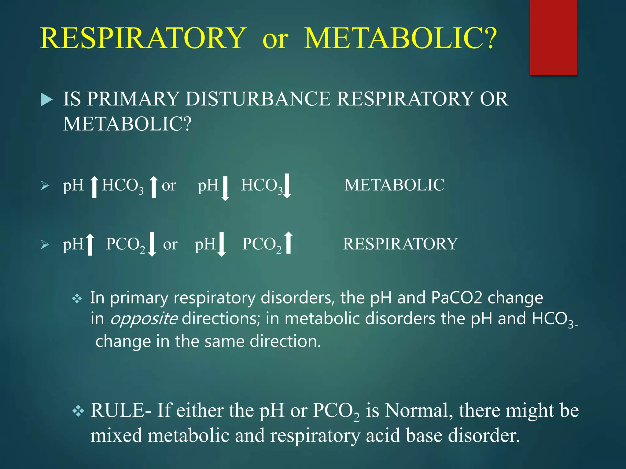 Respiratory acidosis and alkalosis | PPTX