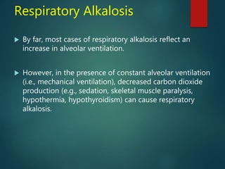 Respiratory acidosis and alkalosis | PPT