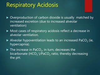 respiratory acidosis and alkalosis. Pdf | PPT