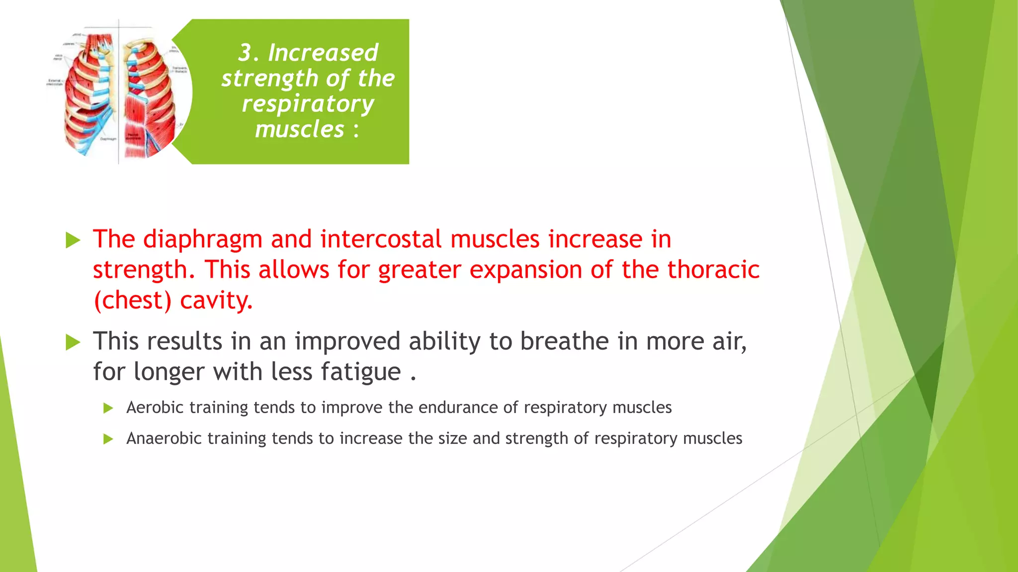 Respiratory adaptation to exercise | PPTX