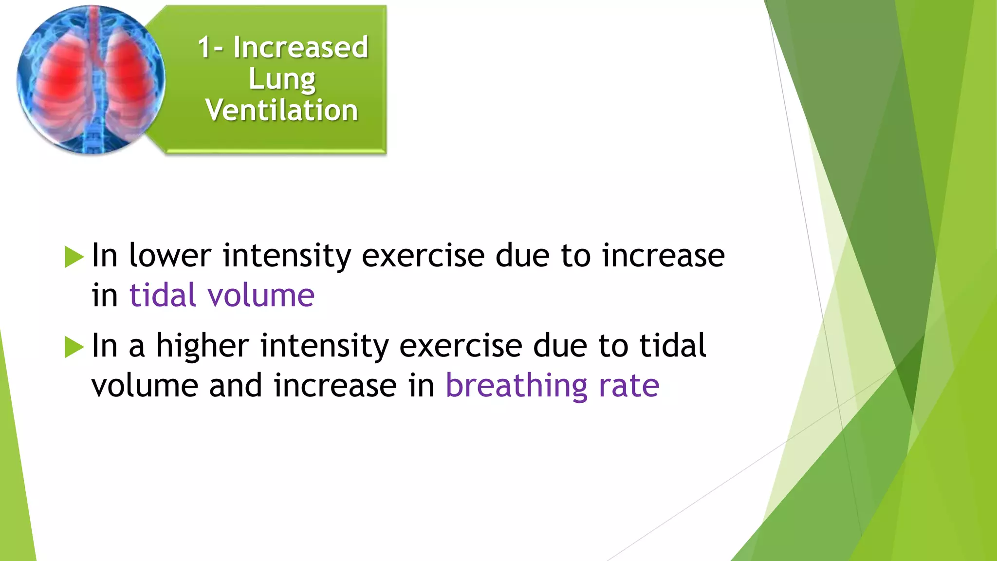 Respiratory adaptation to exercise | PPTX
