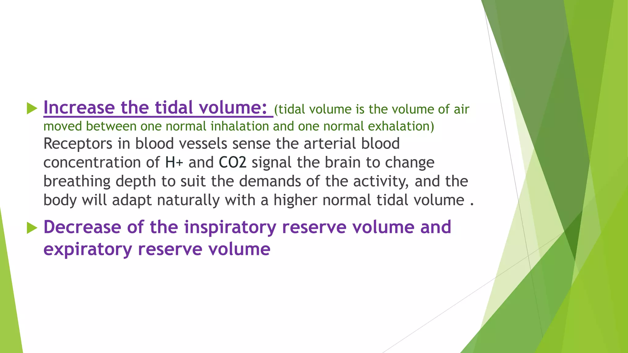 Respiratory adaptation to exercise | PPTX