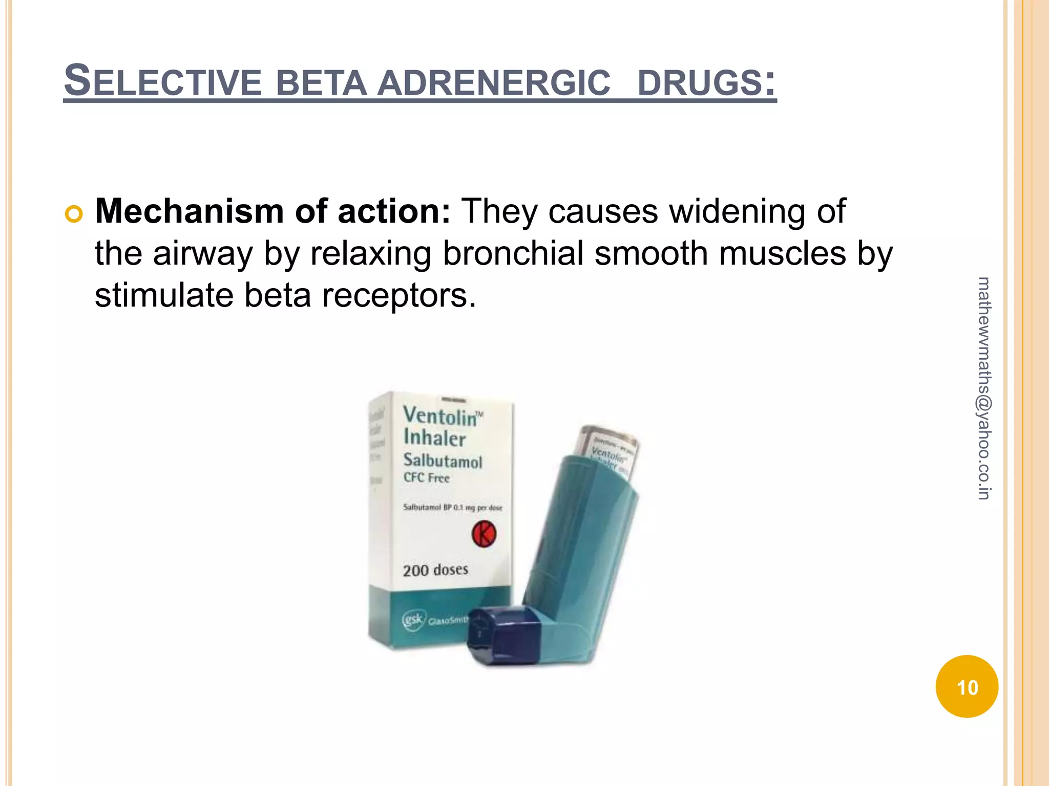 Respiratory agents- DRUGS OF RESPIRATORY SYSTEM | PPTX