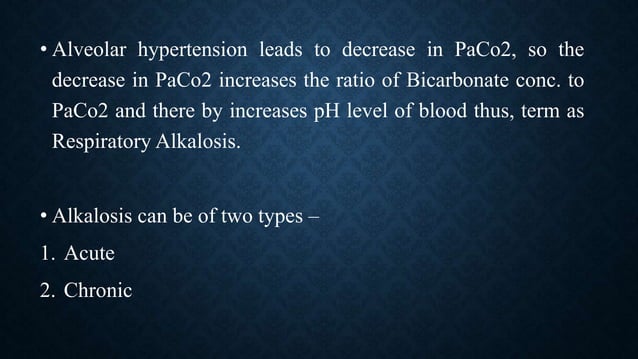 Respiratory alkalosis | PPTX | Lung and Respiratory Health | Diseases ...
