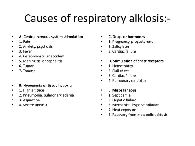 Respiratory alkalosis and acidosis | PPT