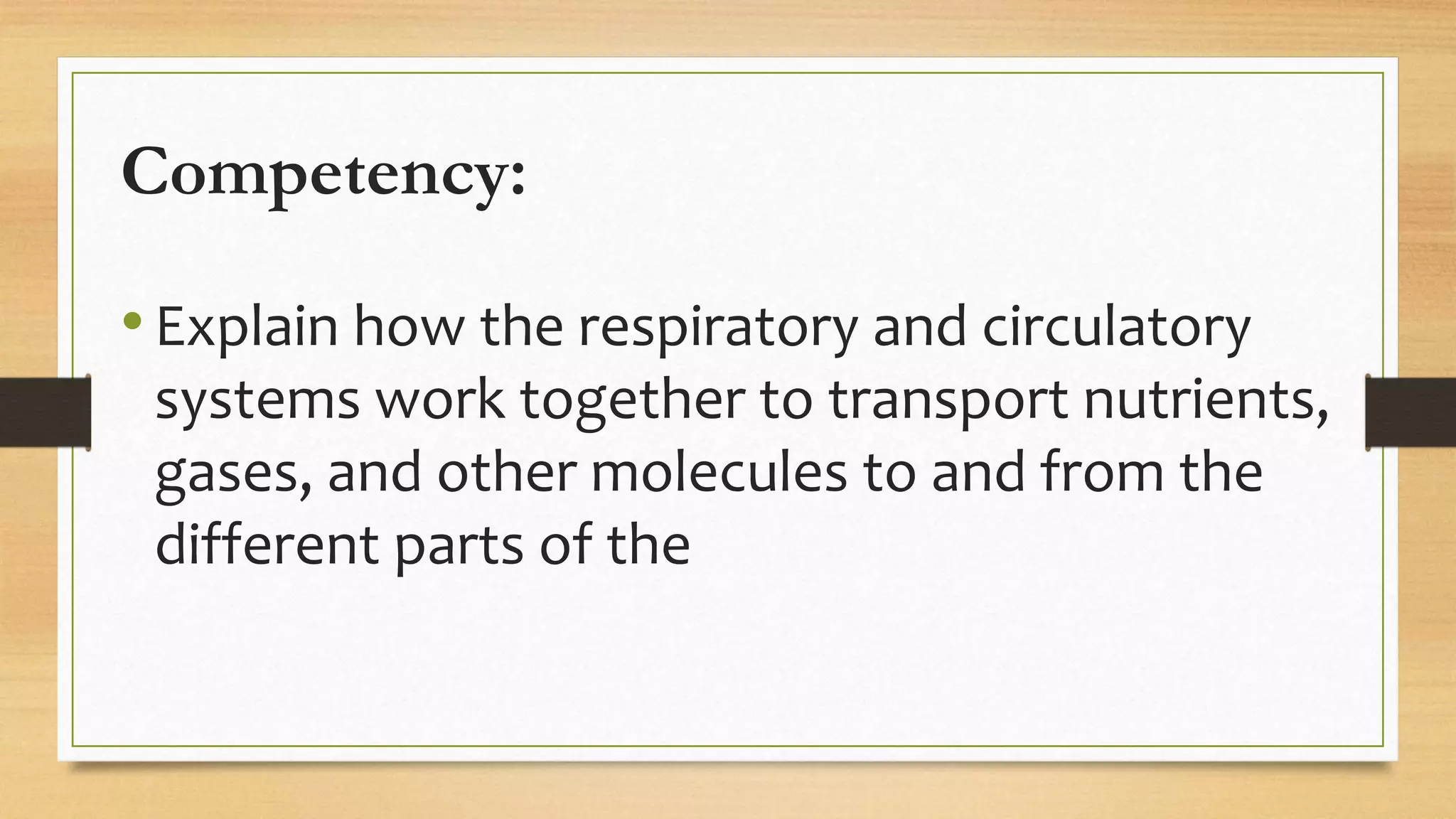 Respiratory and circulatory systems.pptx | Lung and Respiratory Health ...