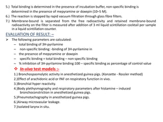 Respiratory and reproduction pharmacology | PPTX