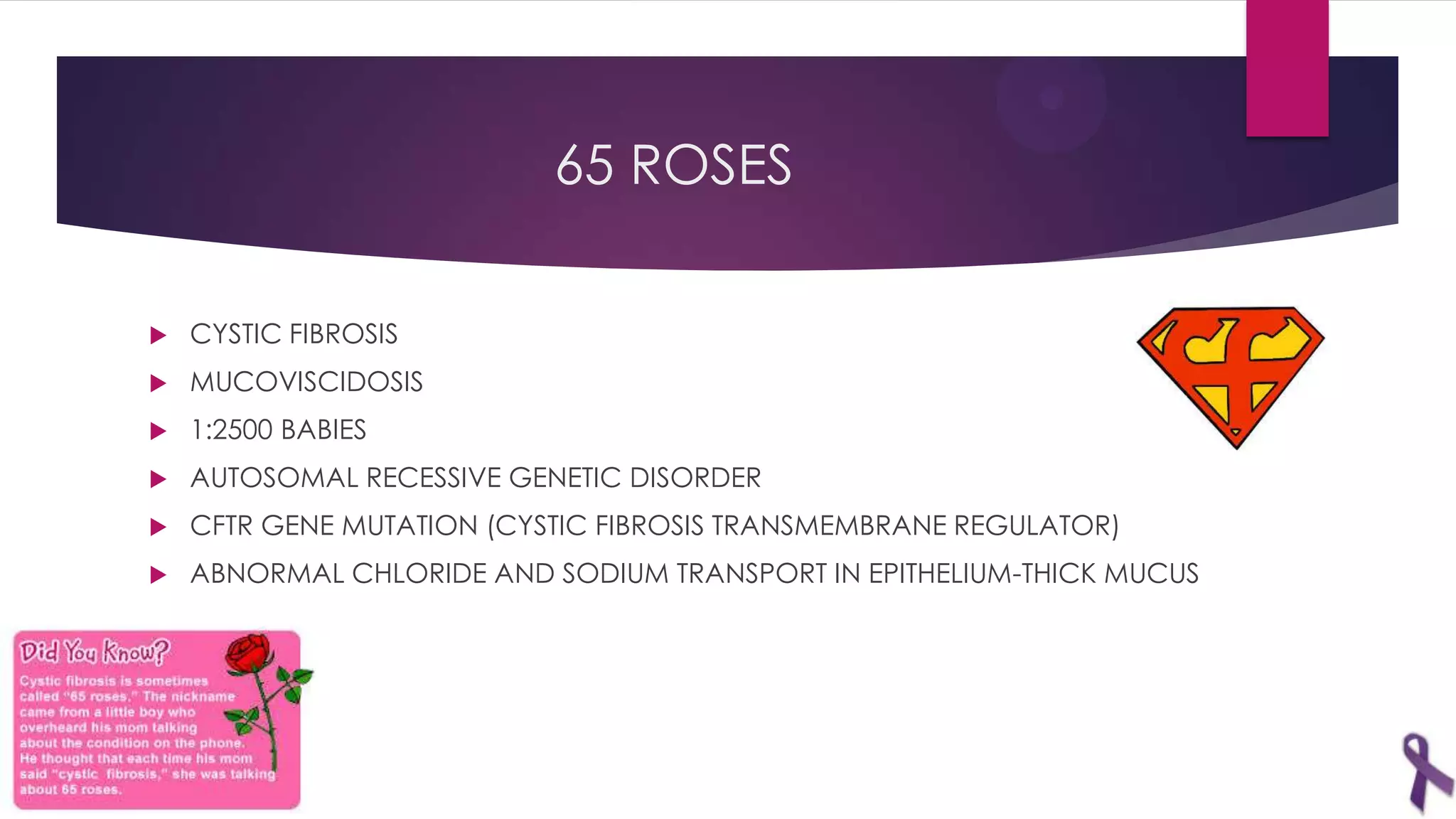 RESPIRATORY ASPECT OF CYSTIC FIBROSIS | PPTX