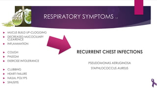 RESPIRATORY ASPECT OF CYSTIC FIBROSIS | PPTX