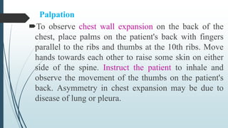 HEALTH ASSESSMENT IN RESPIRATORY SYSTEM. | PPTX