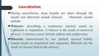 HEALTH ASSESSMENT IN RESPIRATORY SYSTEM. | PPTX