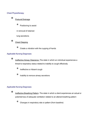 Respiratory assessment | RTF