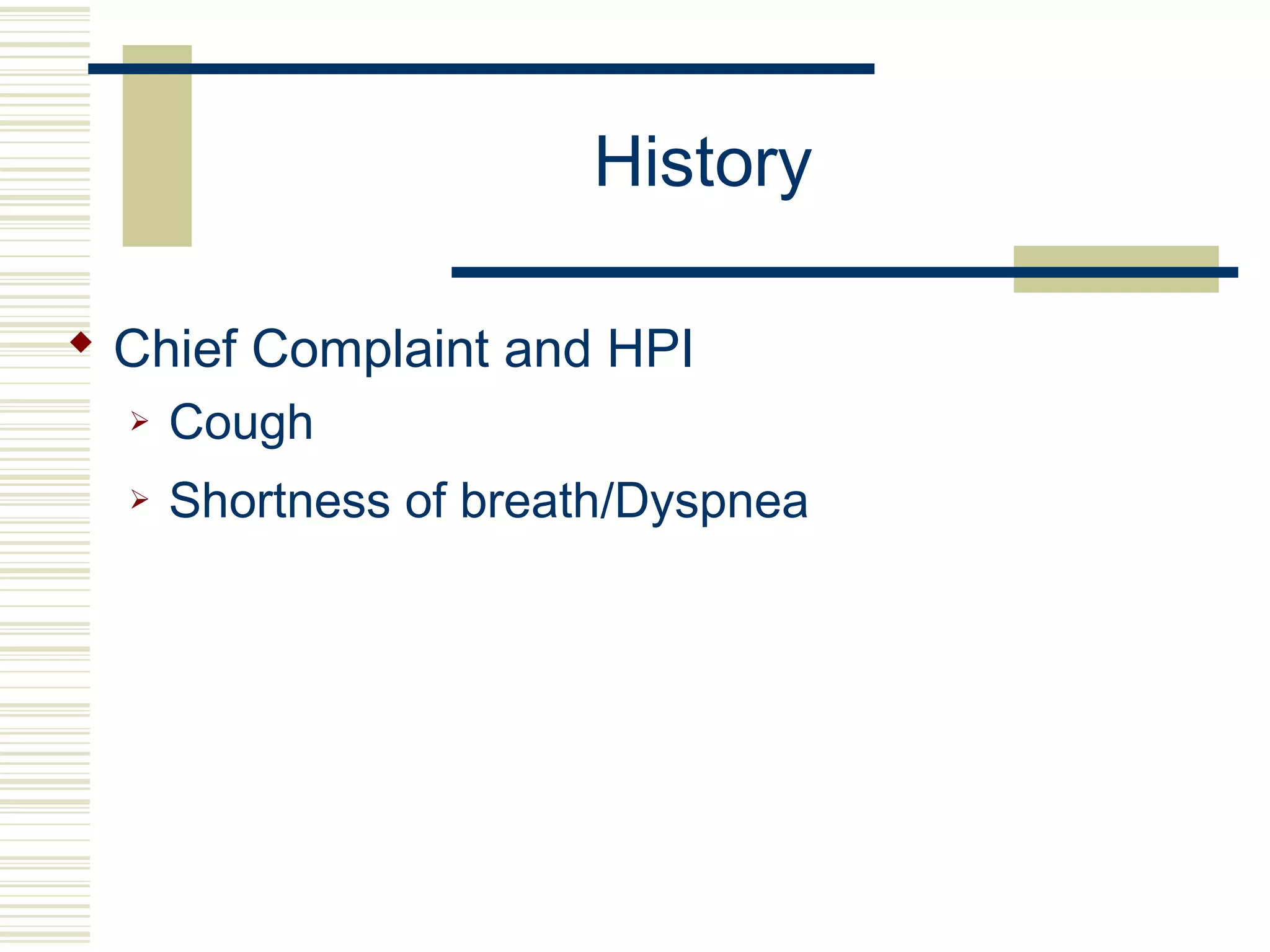 ASSESSMENT OF THE CHEST AND LUNGS | PPT