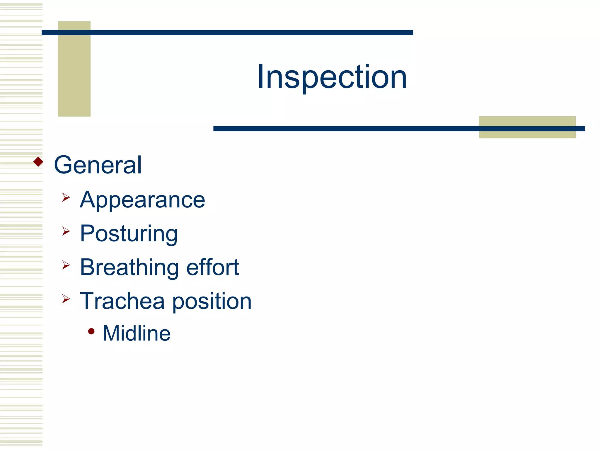 ASSESSMENT OF THE CHEST AND LUNGS | PPT