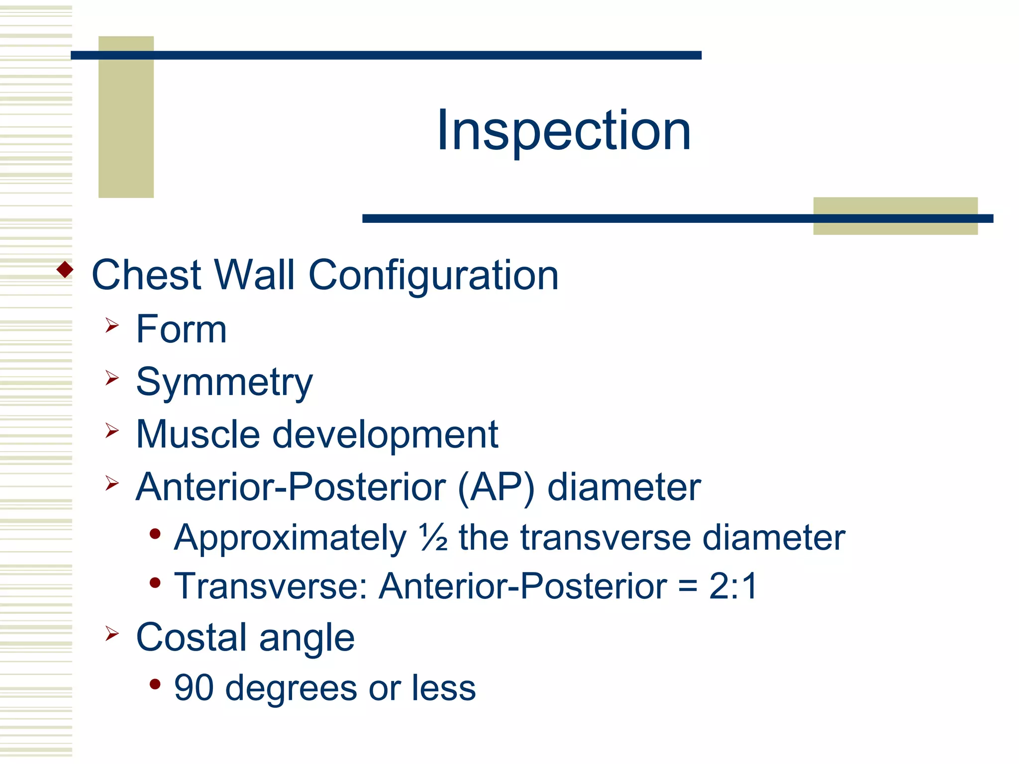 ASSESSMENT OF THE CHEST AND LUNGS | PPT
