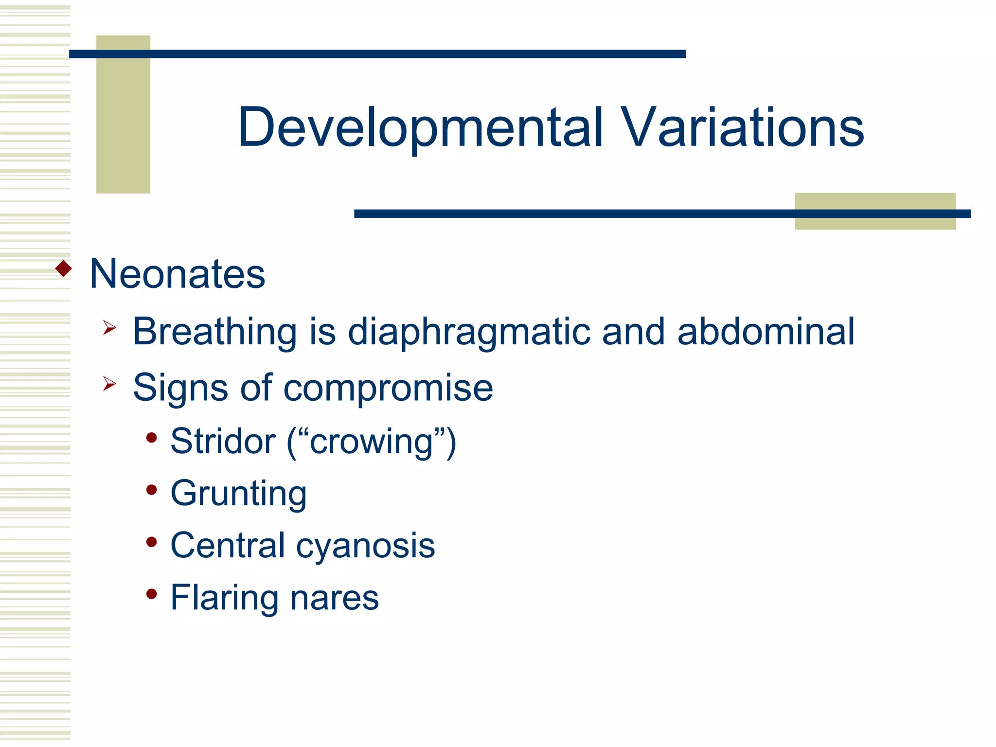 ASSESSMENT OF THE CHEST AND LUNGS | PPT