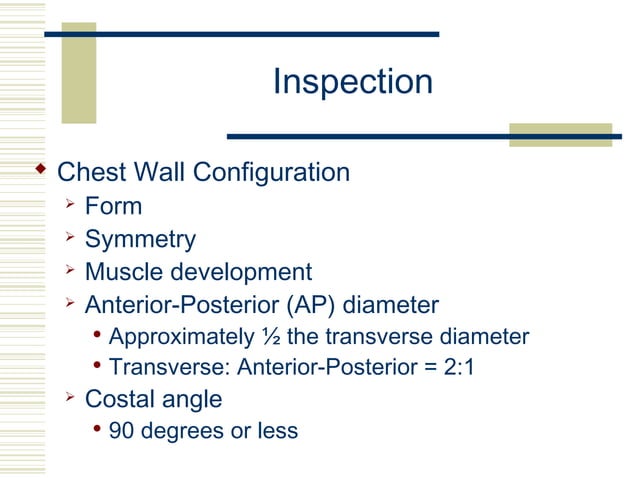 ASSESSMENT OF THE CHEST AND LUNGS | PPT