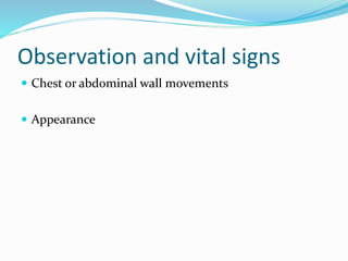 Respiratory assessment in adults | PPT