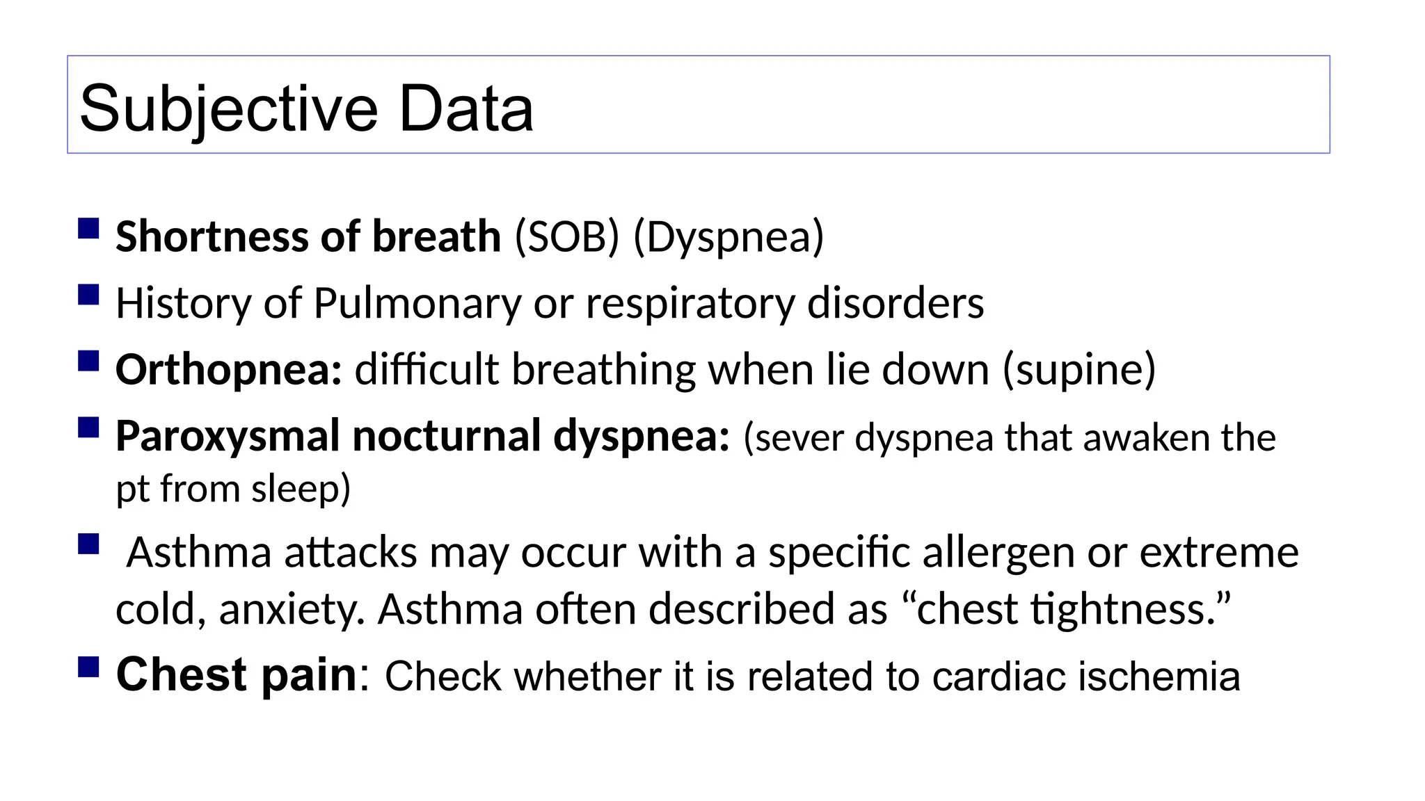 respiratory assessment -cardiac and peripheral vascular system | PPTX