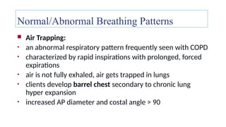 respiratory assessment -cardiac and peripheral vascular system | PPTX