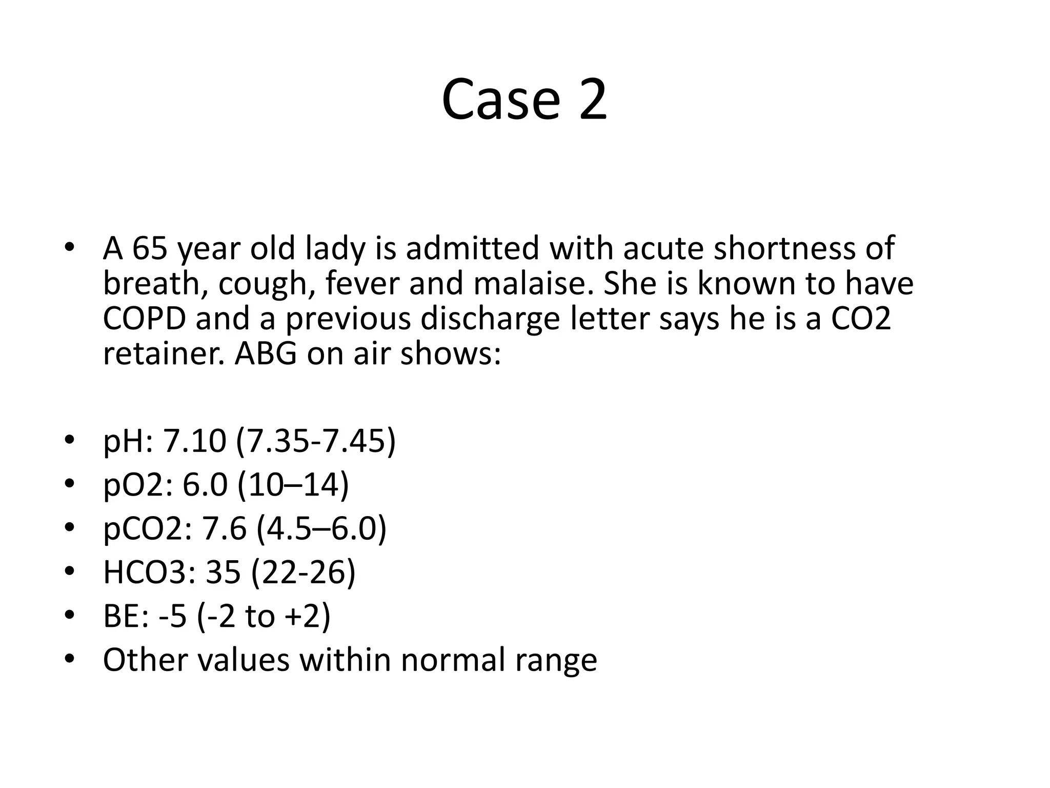Respiratory cases | PPTX