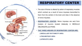 Respiratory centers | PPTX
