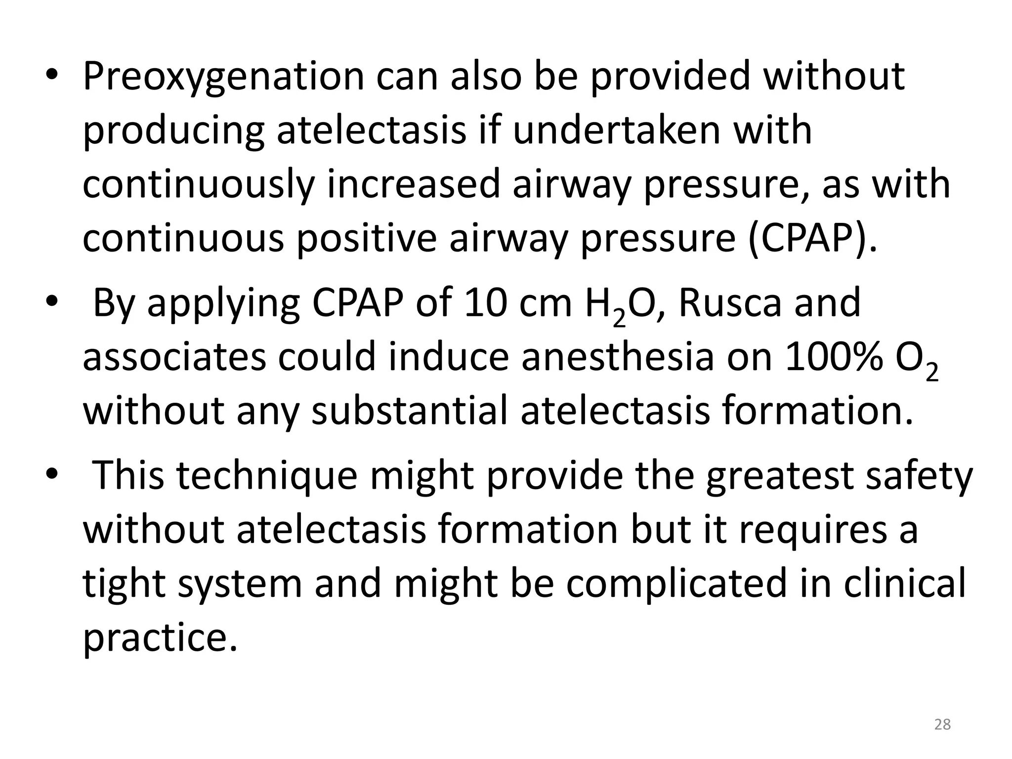 Respiratory changes during anesthesia and ippv | PPTX