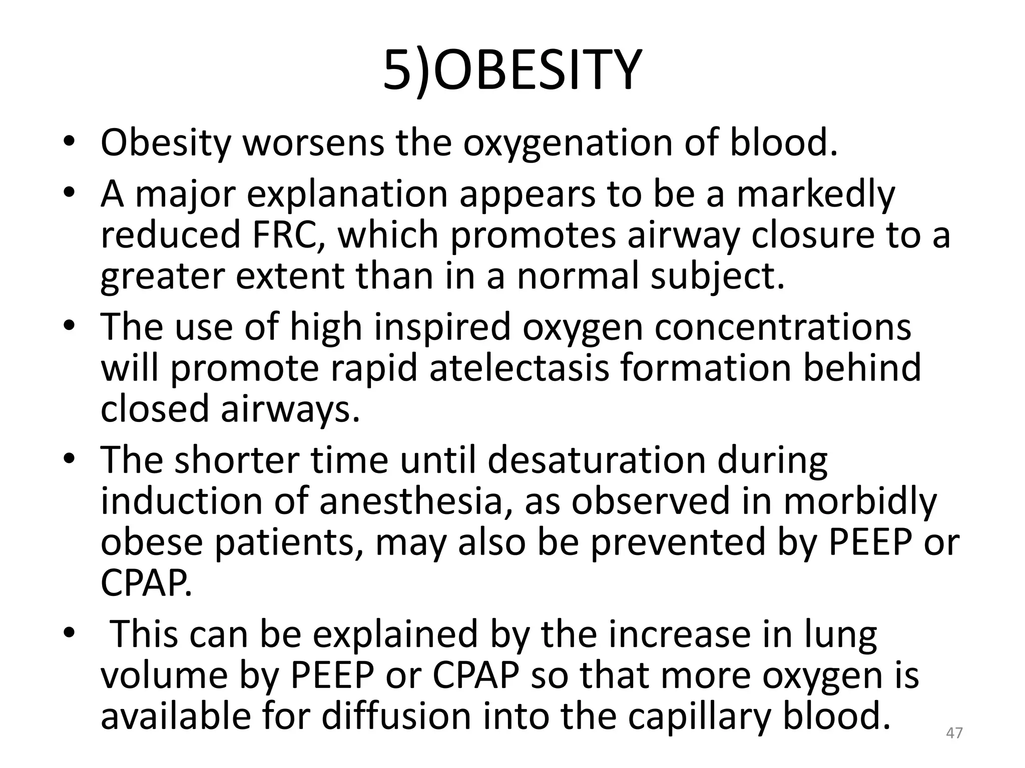 Respiratory changes during anesthesia and ippv | PPTX