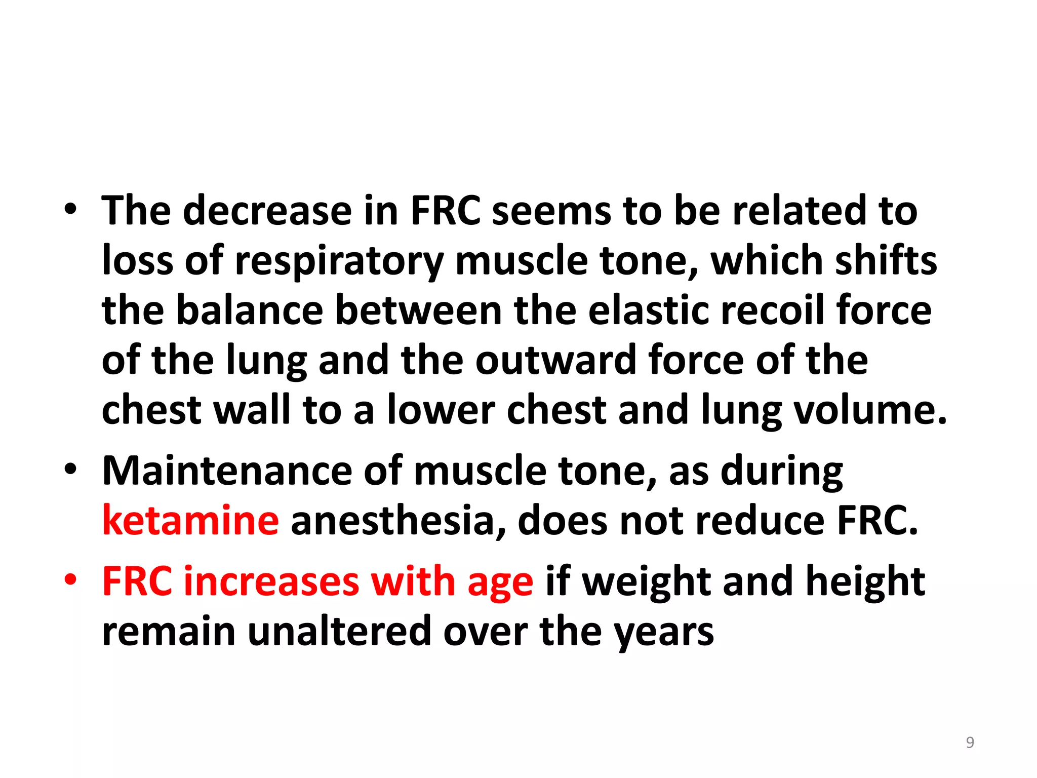 Respiratory changes during anesthesia and ippv | PPTX