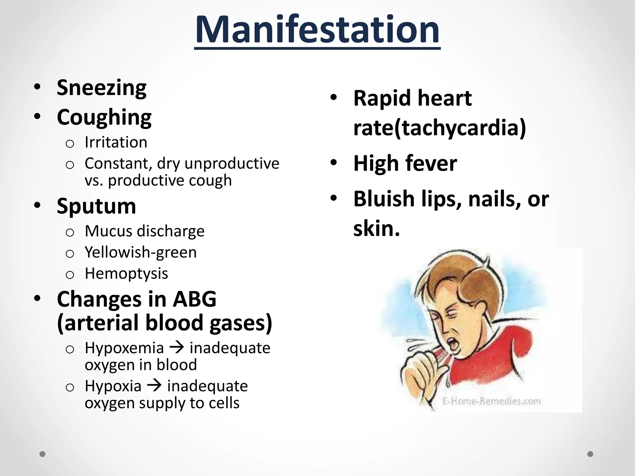 Respiratory disease and its management | PPTX