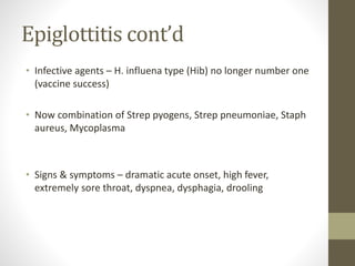 Respiratory Disease - Pediatrics | PPTX