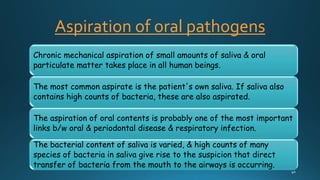 Respiratory disorder and periodontitis | PPTX