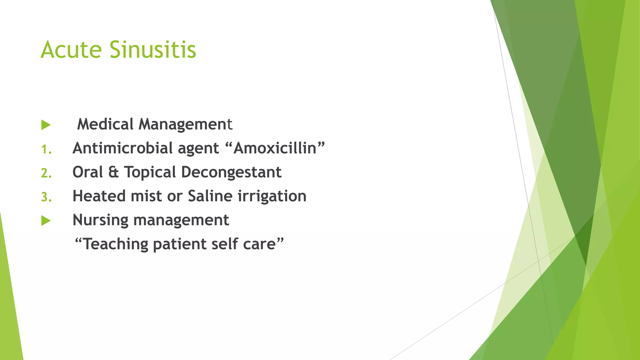 Upper respiratory disorders and nursing mangement | PPTX